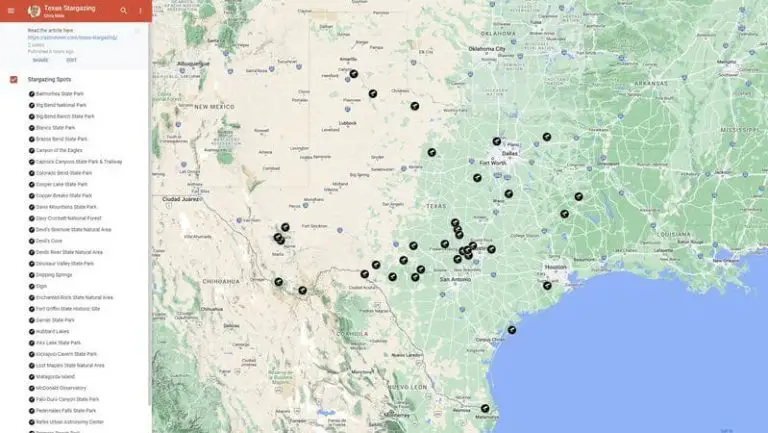 35 Best Texas Stargazing Spots (2025 Free Map)