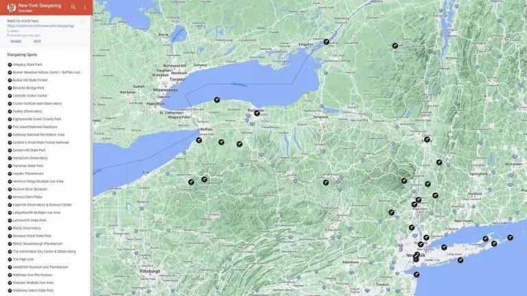 30 Amazing New York Stargazing Spots: 2025 Map And Comprehensive Guide