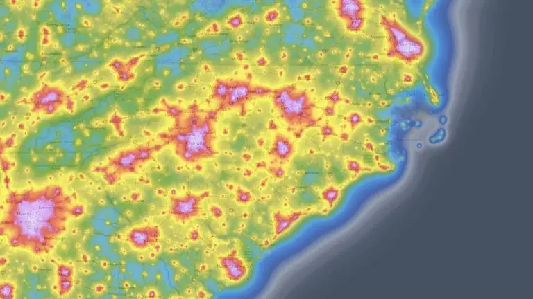 Dark Sky Map North Carolina: 2025 Free Guide To The Stars